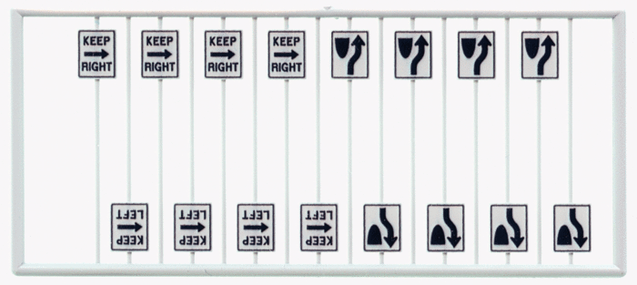 Tichy - Miscellaneous Road Signs #2 - pkg(16) - 293-8263