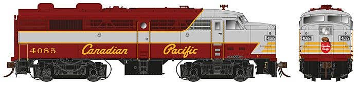 Rapido - MLW FA-2 w/LokSound & DCC - Canadian Pacific No Number (maroon, gray, Script Lettering ...