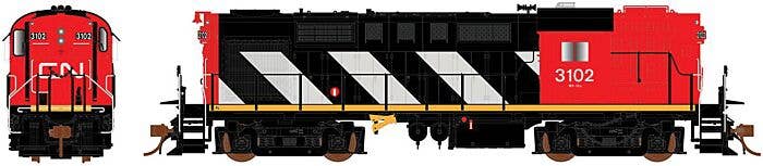 Rapido - MLW RS18 - Standard DC - Canadian National 3106 (Seargent ...