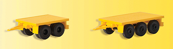 Kibri - Mobile Crane Weight/Counterweight Trailers - Kit - 1 Each 2 & 3 ...