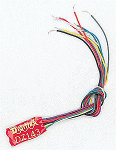 Digitrax - Mobile Decoders - 4-Function, Scaleable Speed Stabilization, Transponding - 245-DZ143