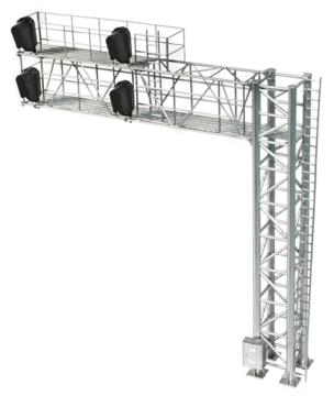 BLMA - Modern Cantilever Signal Bridge - Assembled & Operating - Right ...