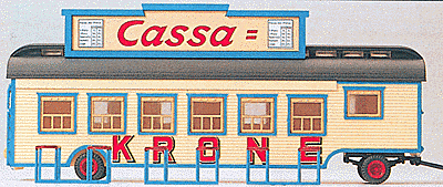 Preiser - Modern Circus Wagon - Assembled - Ticket Wagon - Krone - 590 ...