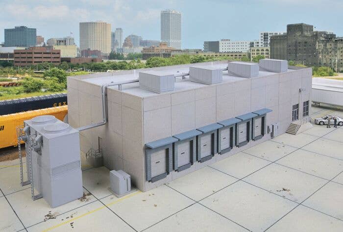 Walthers - Modern Cold Storage Warehouse - Kit - Main building: 20-1/2 ...