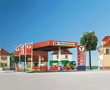 Kibri - Modern Gas Pump Island - SB-Tankstelle - 405-8705