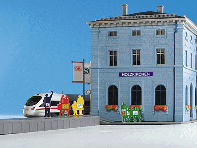 Kibri - Modern German Station Service Figures Signs - 405-7754
