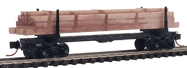 MicroTrain - Modern Log Car with Uprights - 489-11400080