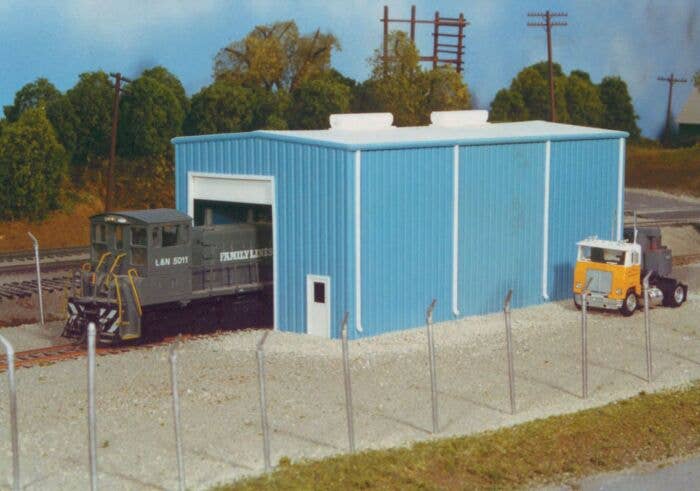 Pikestuff - Modern Small Engine House - Kit - 4-3/16 x 8-5/16" 10.5 x ...