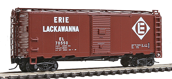 Intermount - Modified AAR 40' Boxcar w/4-4 Improved Drednaught End ...