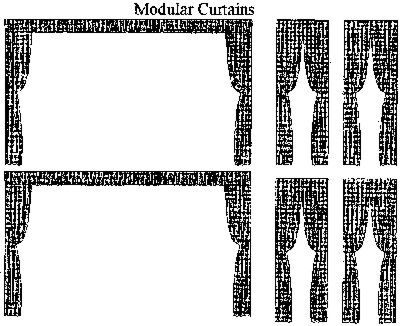 Main Street Graphics - Modular Curtains - 398-1123