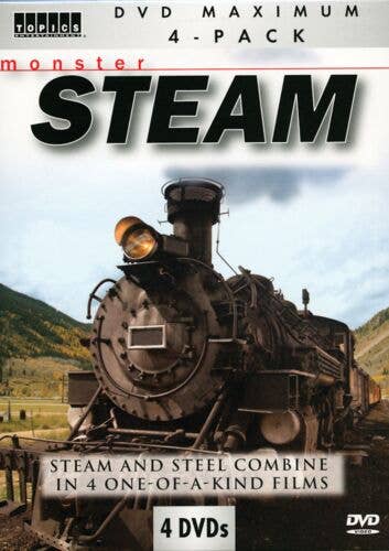 Topics Ent - Monster Steam DVD - 4 Disc Set, 3 Hours, 30 Minutes - 131 ...