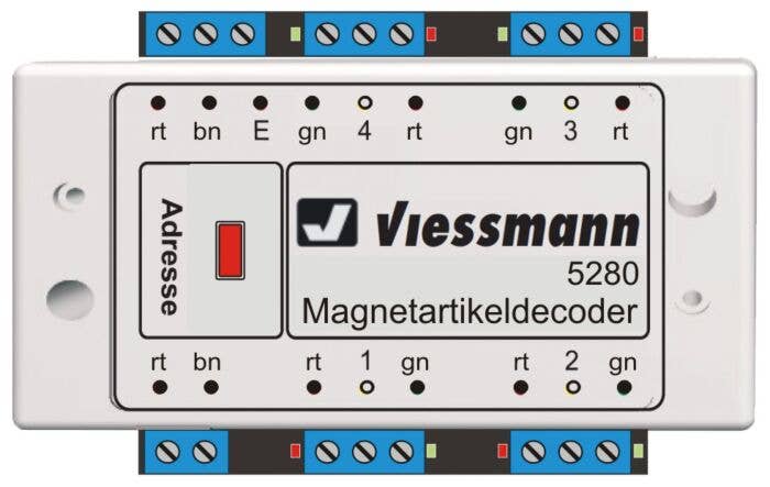 Viessmann - Multi-Protocol Accessory Decoder - Works w/DCC & Marklin ...