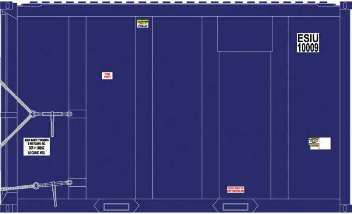 Atlas Trnm - Municipal Solid Waste (MSW) Container 4-Pack - Assembled ...