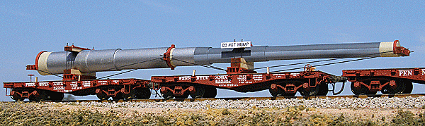 AMD - Naval Gun Barrel Load - Kit - Fits 30' & Larger Flatcars - 152-215