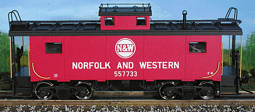Atlas - NE-6 Caboose - Assembled; NKP Style w/Side Windows Further From ...