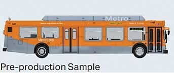 Iconic Replicas - New Flyer C40LF Transit Bus - Assembled - METRO Los ...