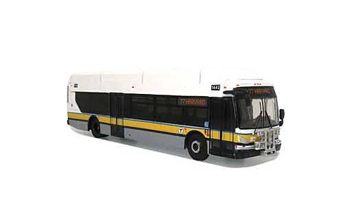 Iconic Replicas - New Flyer Xcelsior XN40 Bus - Assembled - MBTA Boston ...