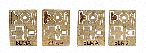 BLMA - Non-Operating Signal Heads pkg(4) - 176-1000