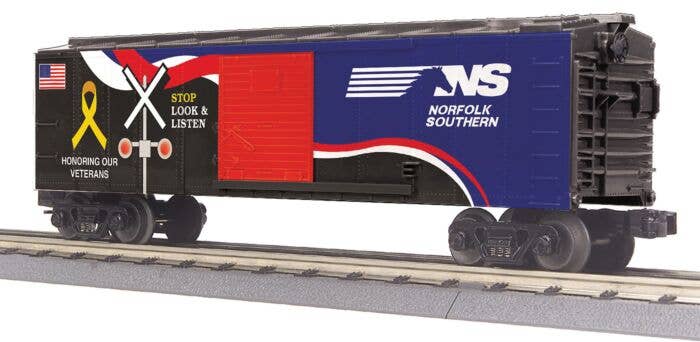 MTH - Norfolk Southern Boxcar w/Blinking LEDs - 3-Rail Ready to Run ...
