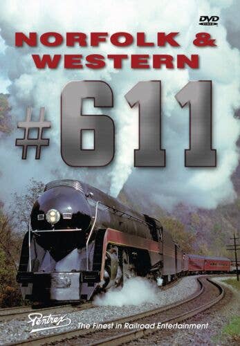 Pentrex - Norfolk & Western #611 DVD - 1 Hour - 561-643