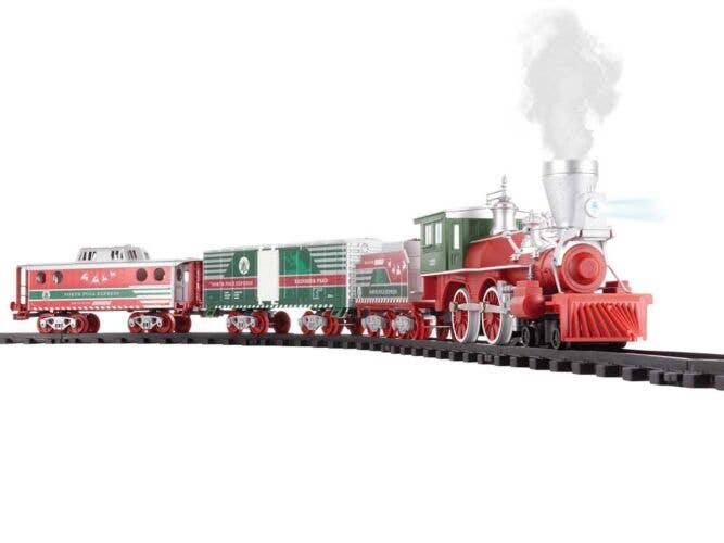 Lionel - North Pole Express Battery-Operated Train Set - Steam ...