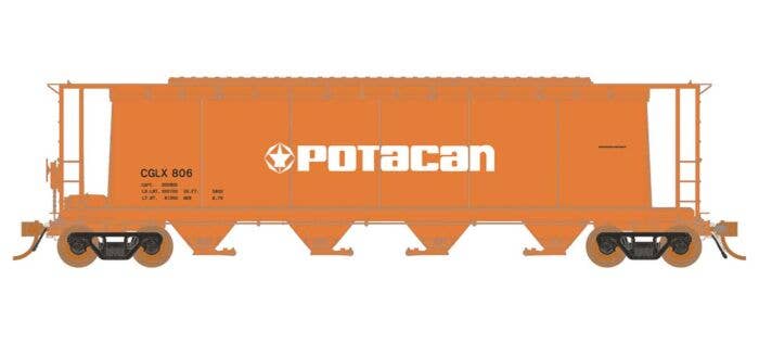 Rapido - NSC 3800 Cylindrical Covered Hopper - Ready to Run - Potacan ...