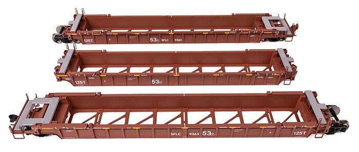 Walthers - NSC Articulated 3-Unit 53' Well Car - Ready-to-Run - Santa ...
