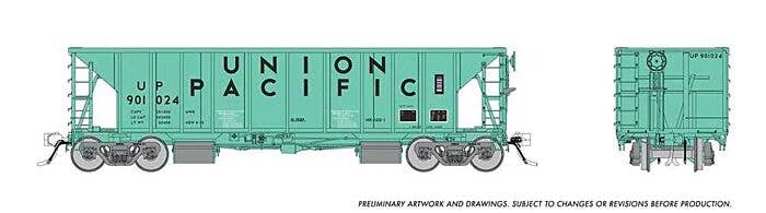 Rapido - NSC Ballast Hopper - Ready to Run - Union Pacific (Early, MOW ...