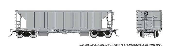 Rapido - NSC Ballast Hopper - Ready to Run - Painted, Unlettered ...