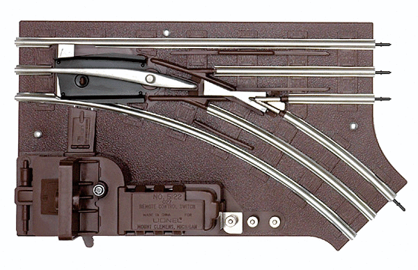 Lionel - O-27 Gauge Track System - 3-Rail - O-27 Remote Turnout (Switch ...