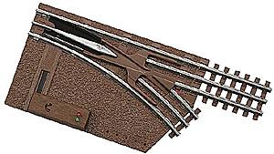 K-Line - O27 Gauge 42" Radius Switch - Remote Left Hand - 401-275