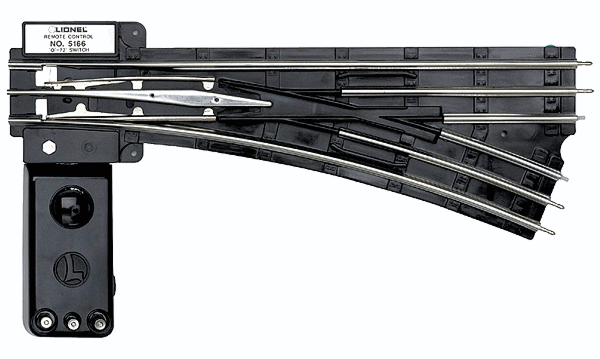 Lionel - O Gauge Track System - 3-Rail - O-72 Remote Turnout (Switch ...