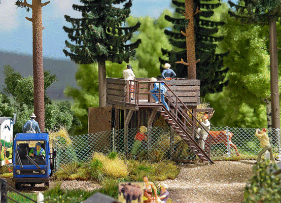 Busch - Observation Platforms & Feeding Shelter - Kit - 189-1588