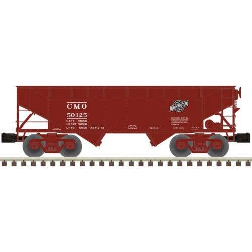 Atlas O - Offset-Side 2-Bay Hopper - 3-Rail - Ready to Run - Premier ...