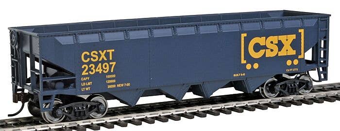 Walthers - Offset Hopper - Ready to Run - CSX Transportation (blue ...
