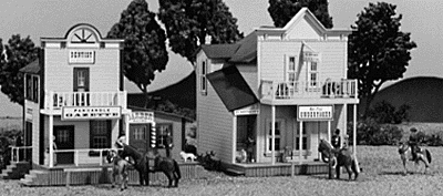 Alpine Div - Old Town Business Block - Kit - 2-5/8 x 3-7/8" 6.7 x 9.8cm ...