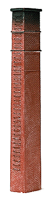 Railstuff - One-Piece Square Brick Chimney w/Ladder (Painted Plaster ...