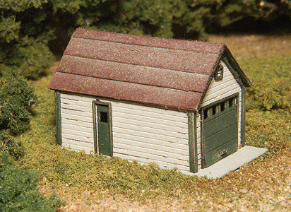 GCLaser - One Car Garage - Kit (Laser-Cut Wood) - 1-1/8 x 1-3/8 x 1-1/ ...