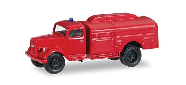 Herpa - Opel Blitz Fire Truck - Assembled - Red - 326-745192