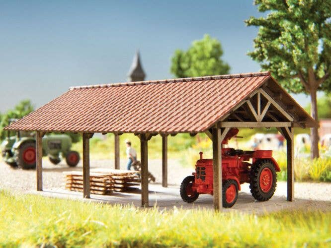 Open Walled Pole Barn