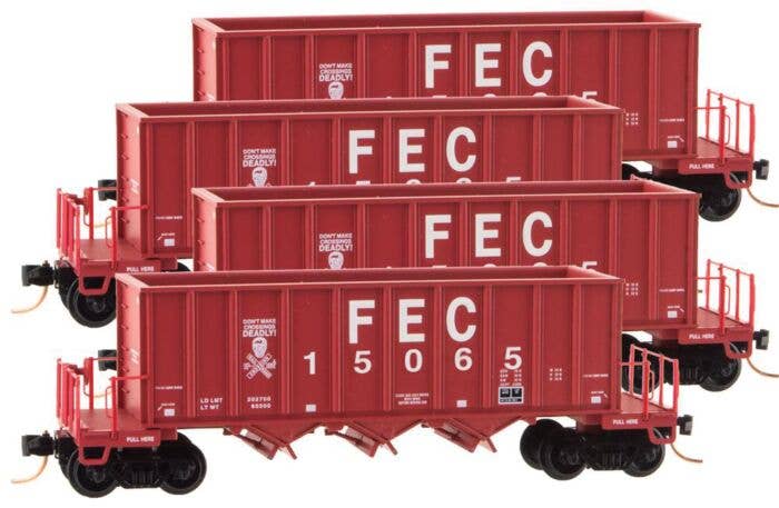 MicroTrain - Ortner 3-Bay Rapid Discharge Hopper 4-Car Runner Pack ...