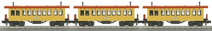 MTH - Overton Passenger Coach 3-Pack - 3-Rail - Ready to Run - RailKing ...