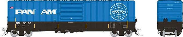 Rapido - Pacific Car & Foundry 5241 Cubic Foot 50' Boxcar 6-Pack ...