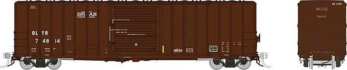 Rapido - Pacific Car & Foundry 5317 Cubic Foot 50' Boxcar - Ready to ...