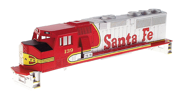 Athearn - Painted Body Shell - EMD GP60M - Atchison, Topeka & Santa Fe ...