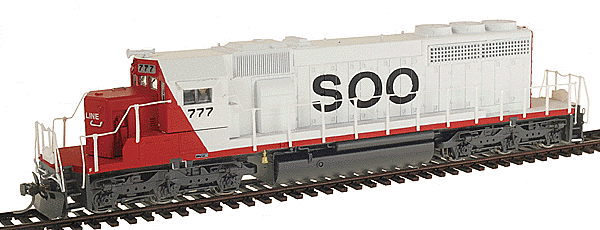 BLI - Paragon(TM) Series Diesel EMD SD40-2 - Powered - w/Sound, No Dynamic Brake - Soo Line #777 ...