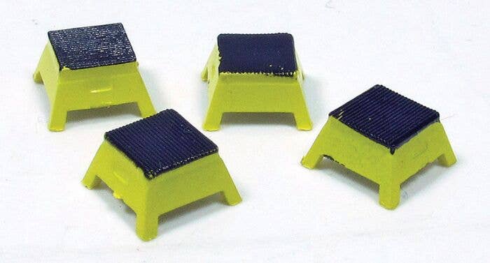 Rapido - Passenger Step Boxes - Yellow pkg(4) - 606-102065