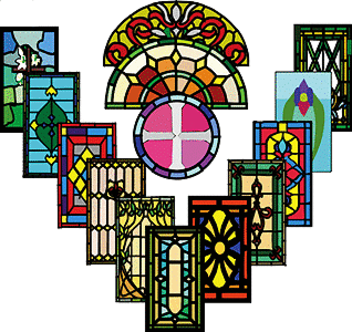 Evan Des - PC Software for Windows - Stained Glass Windows - 266-A41