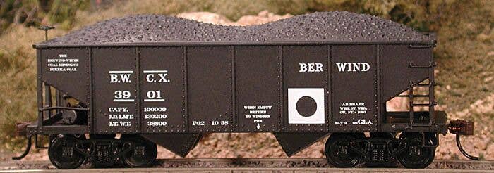 Bowser - Pennsylvania Railroad Class GLa 2-Bay Open Hopper - Kit ...