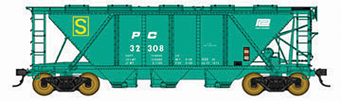 Bowser - Pennsylvania Railroad Class H30 Covered Hopper - Ready to Run ...